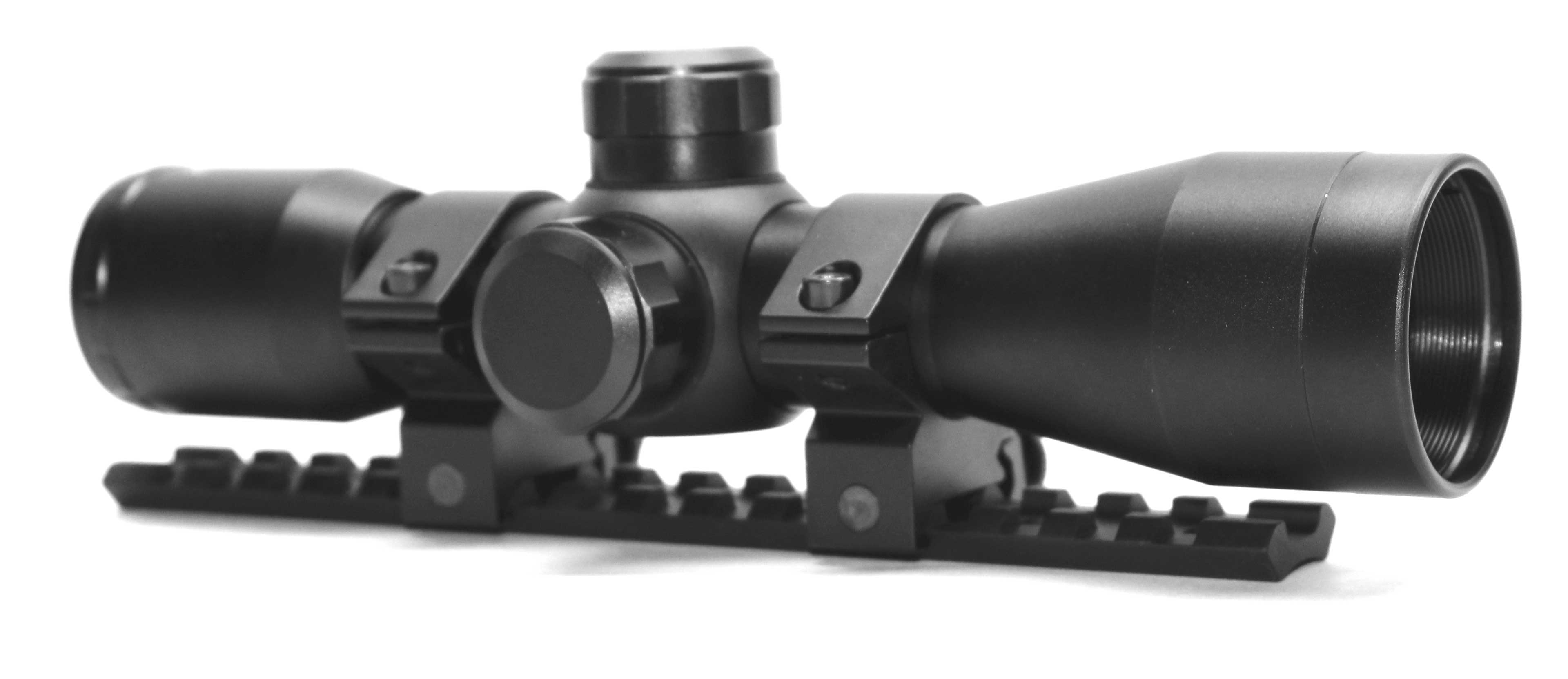 Tactical scope sight 4x32 with base mount compatible with Savage Axis