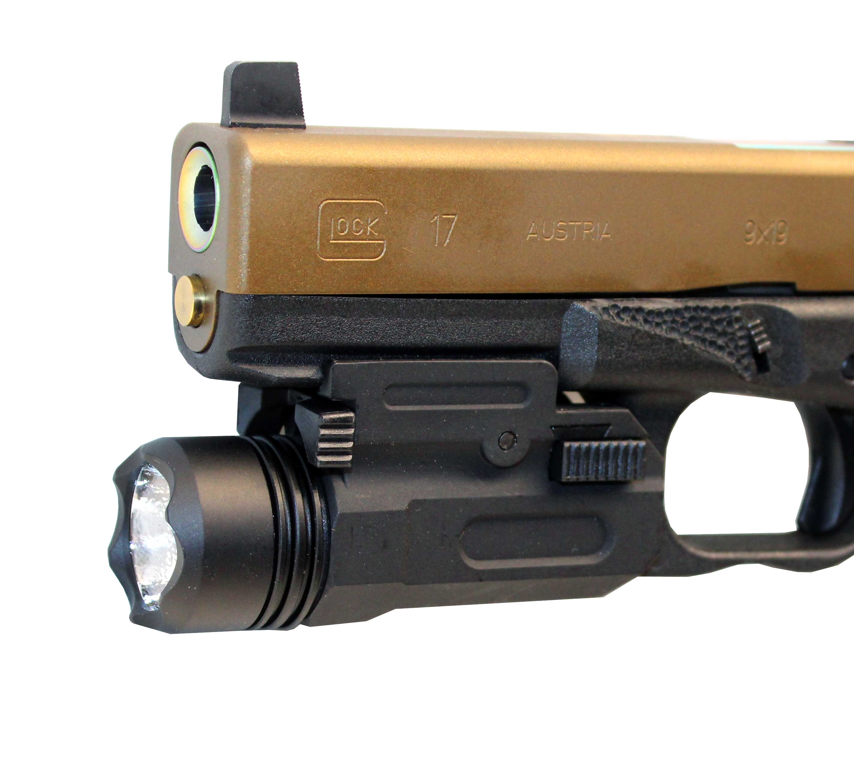 Trinity flashlight 300 lumens for Glock G19.
