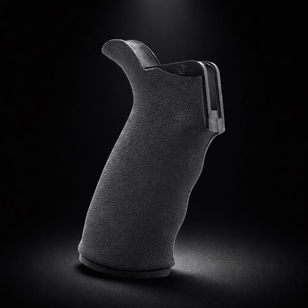 AR-15 Textured Rubber Pistol Grip | Ergonomic Grip with Storage