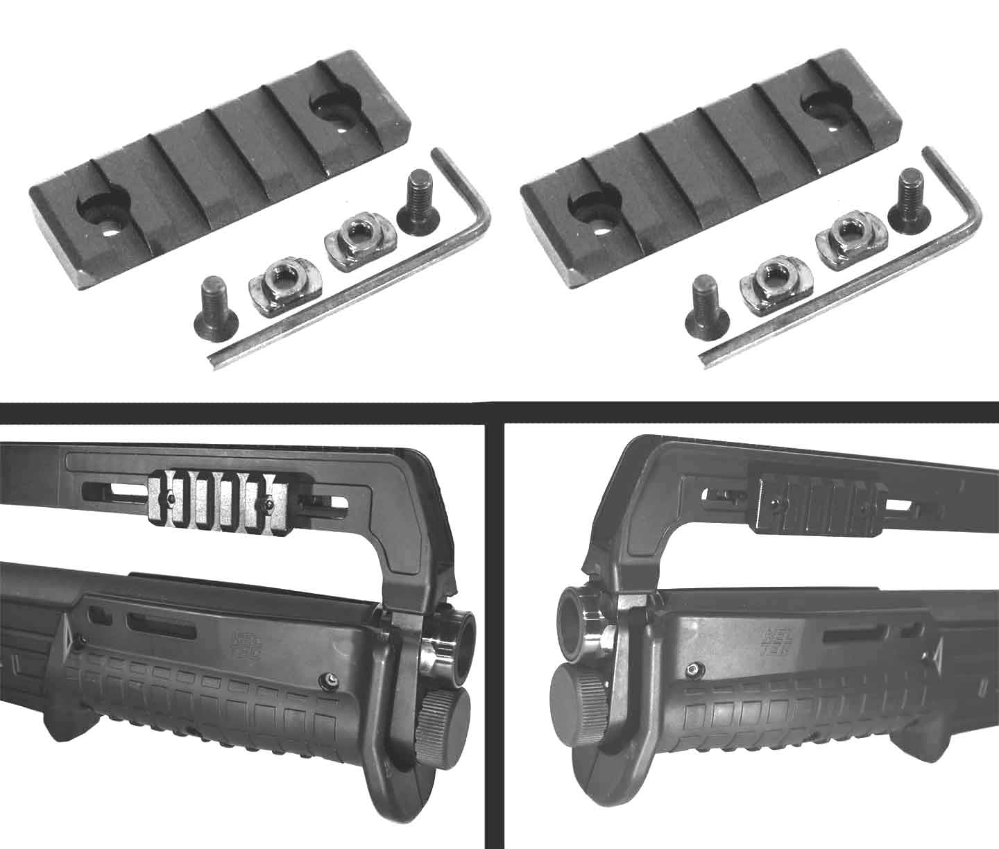 Kel-Tec KS7 12 Gauge Pump Double Picatinny Rail System.
