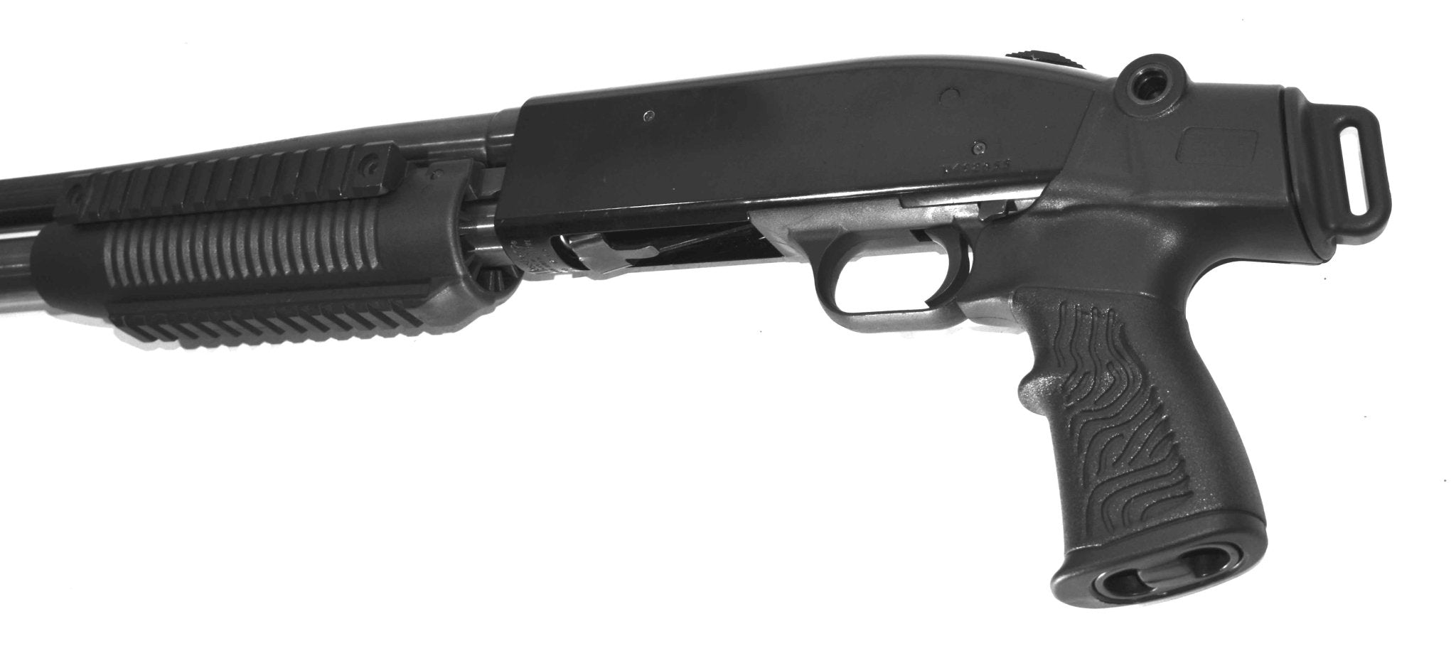 Mossberg 500A 12 Gauge Pump Action Handguard and rear grip combo.