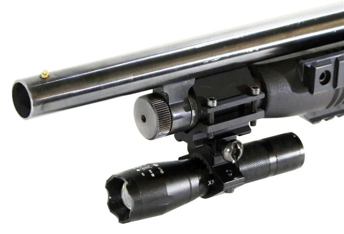 Mossberg 590a1 12 gauge pump tactical flashlight aluminum black huntin