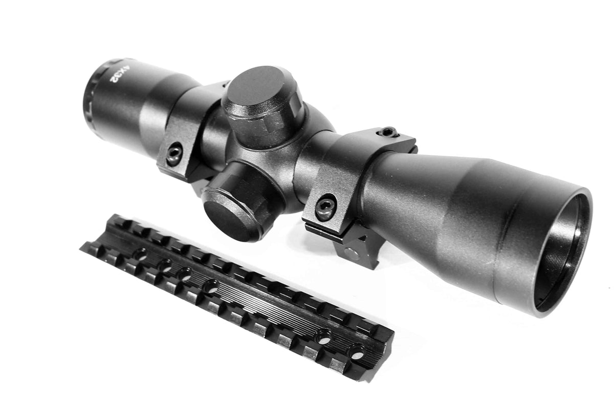 Tactical 4x32 Scope With Base Mount Adapter For Marlin 336.