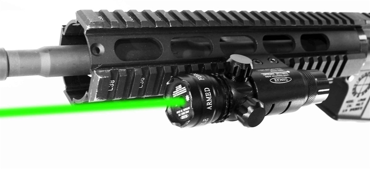 Picatinny Rail Laser Sight: Tactical Green Dot for Rifles