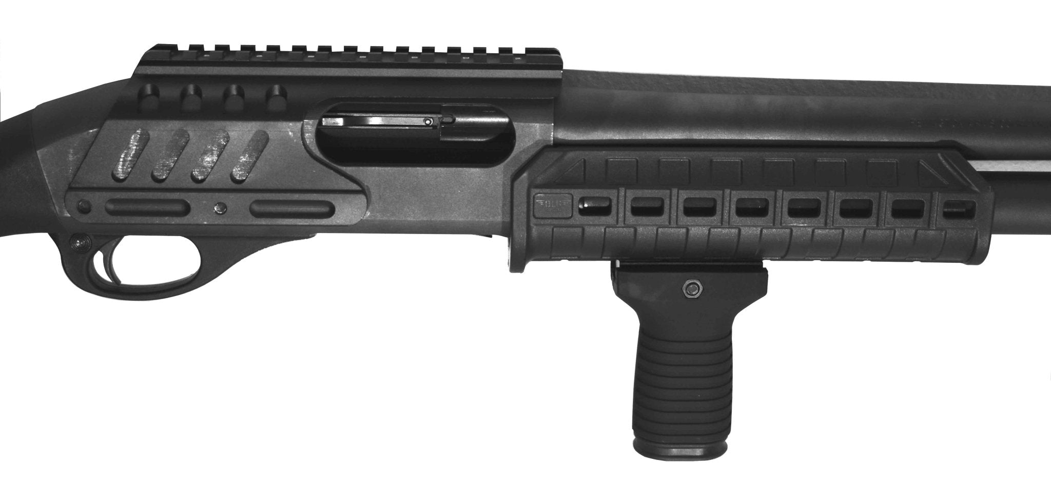 Black Vertical Foregrip with Built-in Battery Compartment